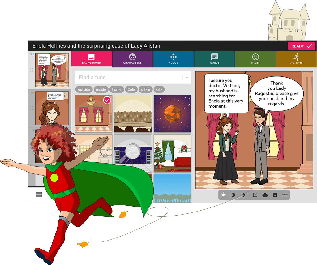 Pixton Comic & Storyboard Builder for Education