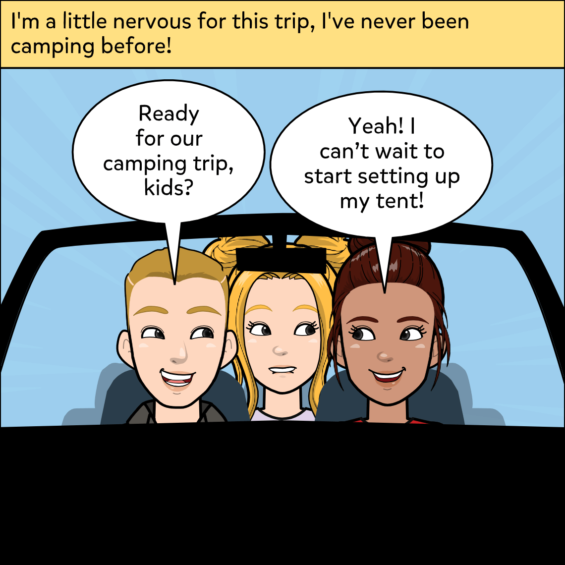 First Person Point Of View Comic Strip